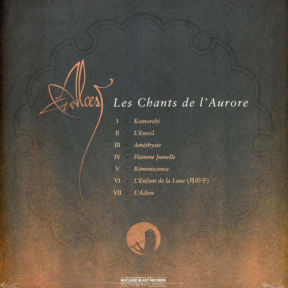 Alcest - Les Chants De L'aurore Transparent Yellow Vinyl Edition ...