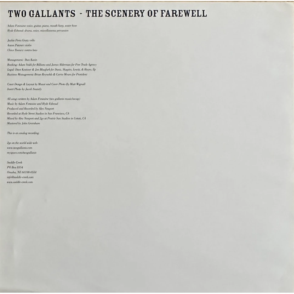 Two Gallants - The Scenery Of Farewell - Vinyl 12" - 2007 - US ...