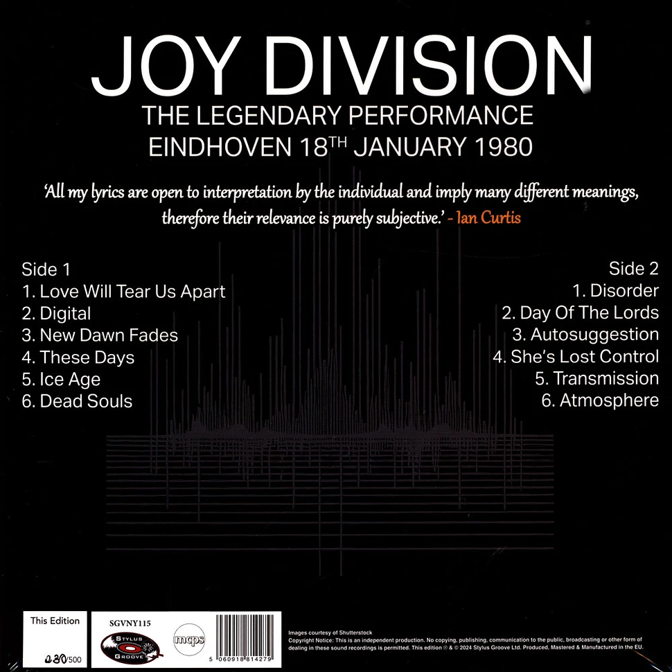 Joy Division - Transmissions Green / Purple Splatter Vinyl Edition ...