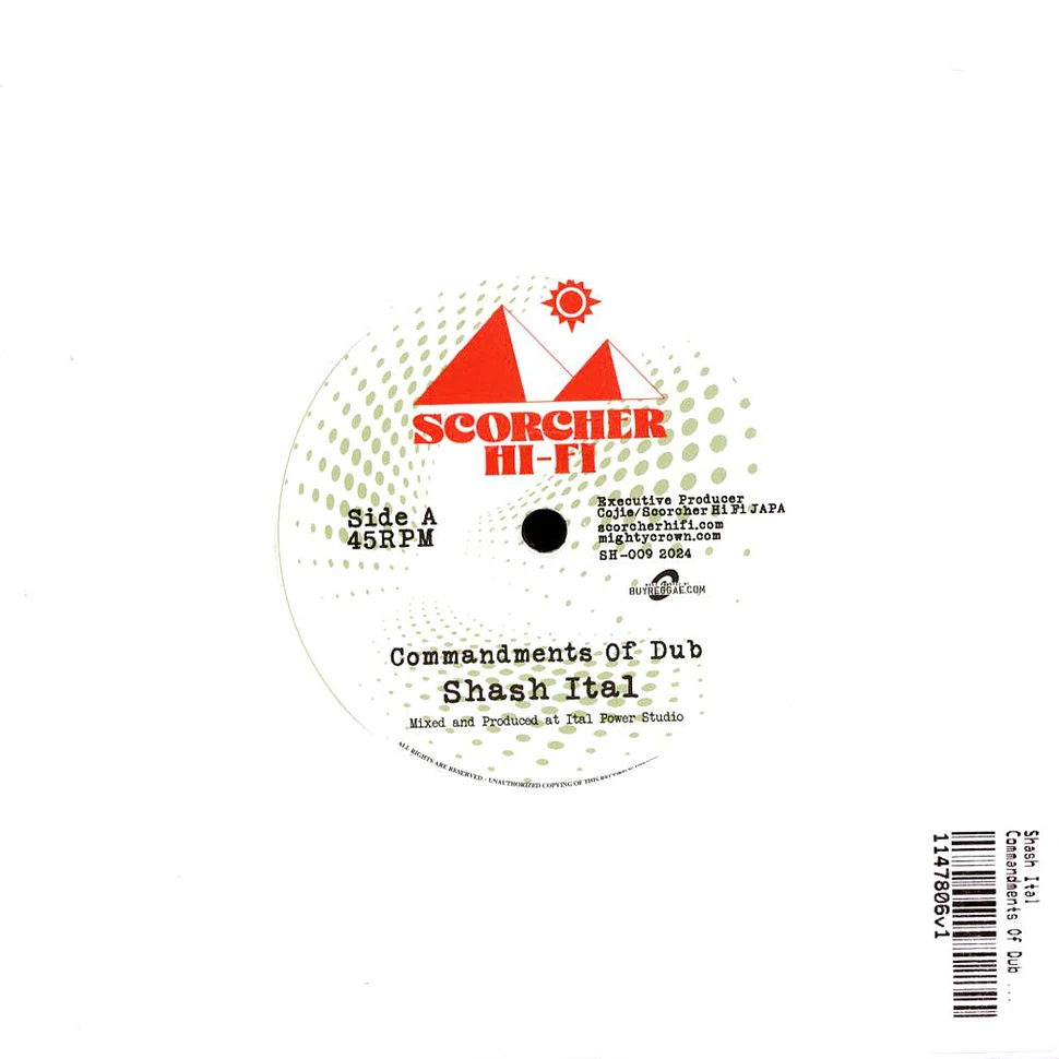Shash Ital - Commandments Of Dub / Dub Of Commandments - Vinyl 7" - WW ...