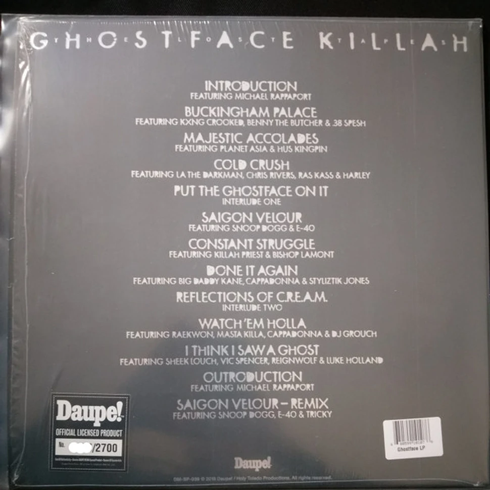 Ghostface Killah - The Lost Tapes - Vinyl LP - 2018 - UK - Original | HHV