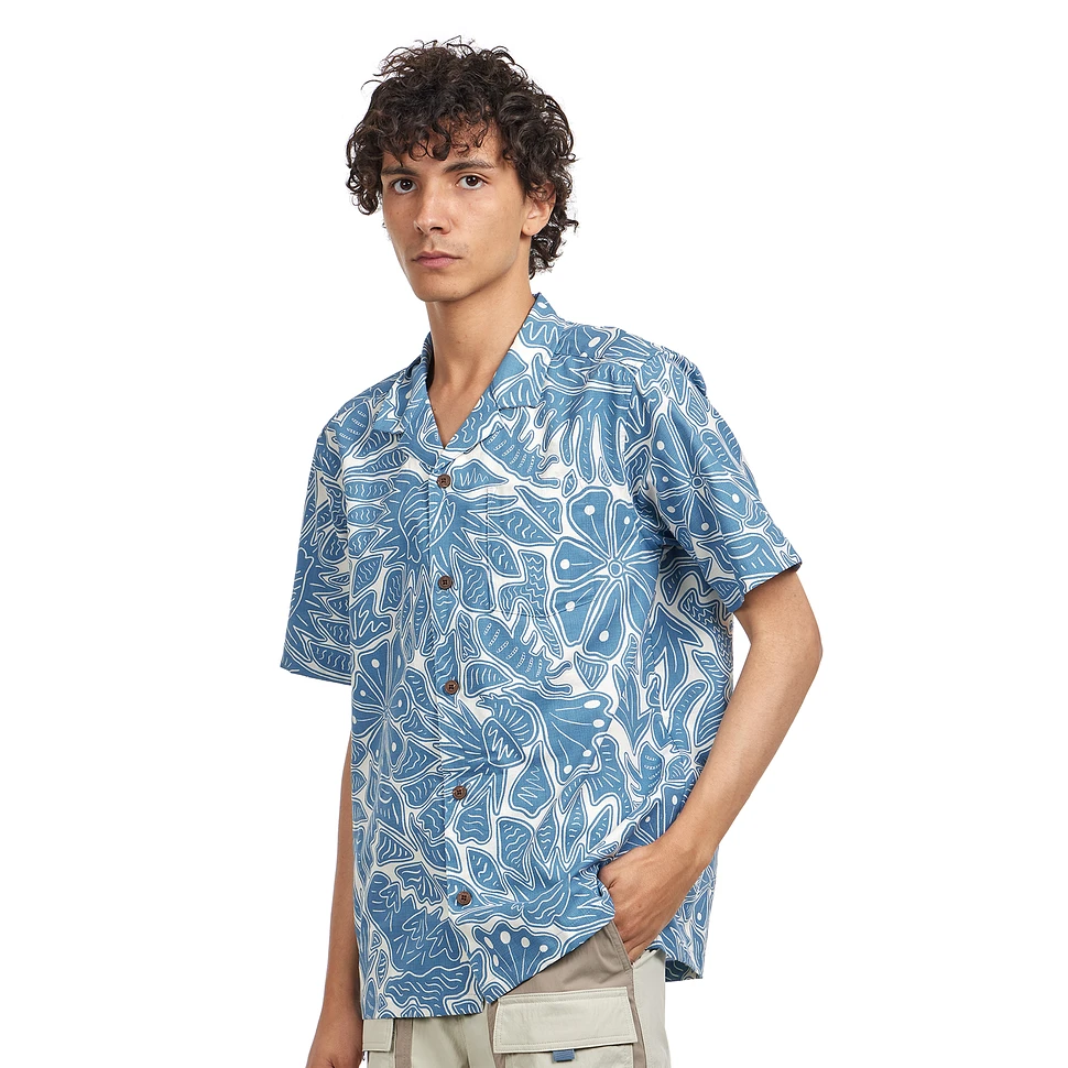 Patagonia - Tidal Threads Camp Shirt (Bees And Flowers / Still Blue) | HHV