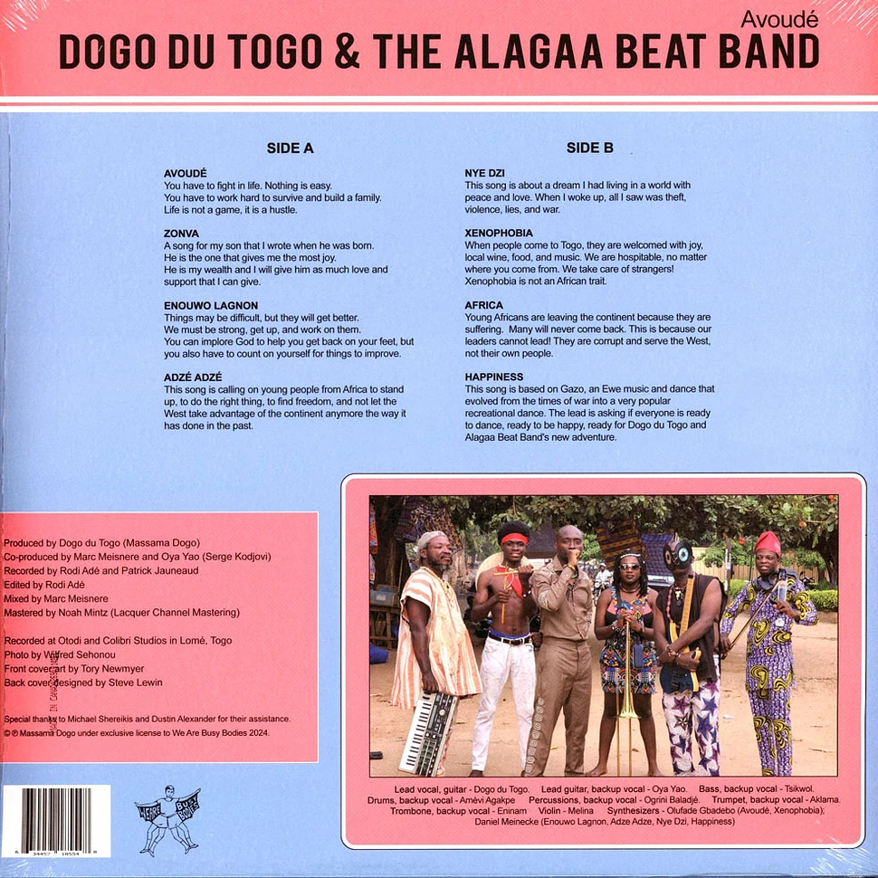 Dogo Du Togo & The Alagaa Beat Band - Avoudé - Vinyl LP - 2024 ...