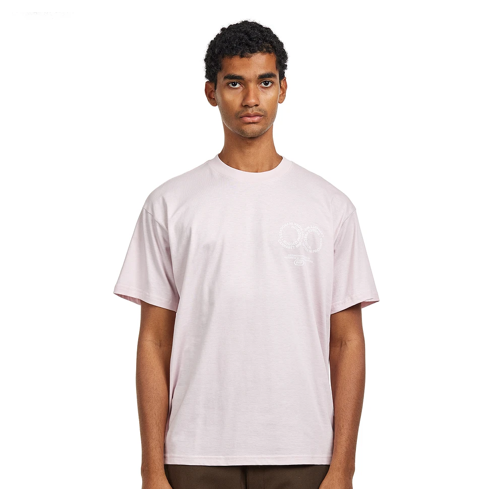 Carhartt WIP - S/S Rotation T-Shirt (Air Pink / White) | HHV
