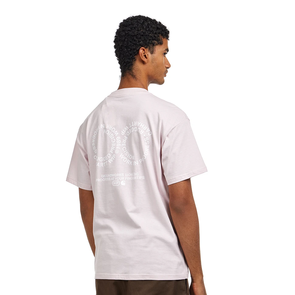 Carhartt WIP - S/S Rotation T-Shirt (Air Pink / White) | HHV
