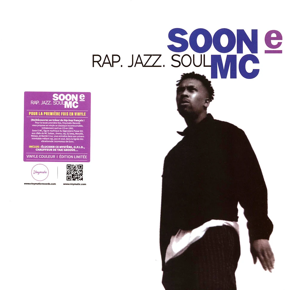 Soon E MC - Rap. Jazz. Soul. Blue Vinyl Edition - Vinyl LP - 1992 - EU ...