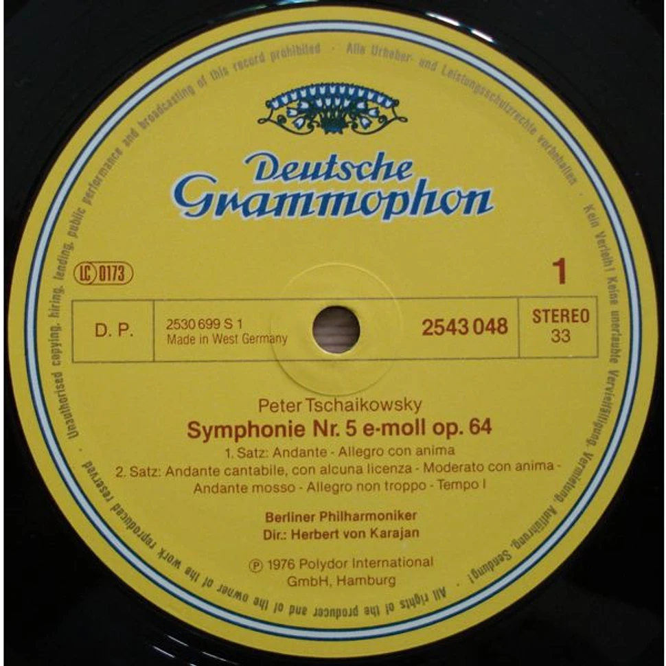 Berliner Philharmoniker, Herbert Von Karajan - Karajan-Edition 100 Meisterwerke - Tschaikowsky ...