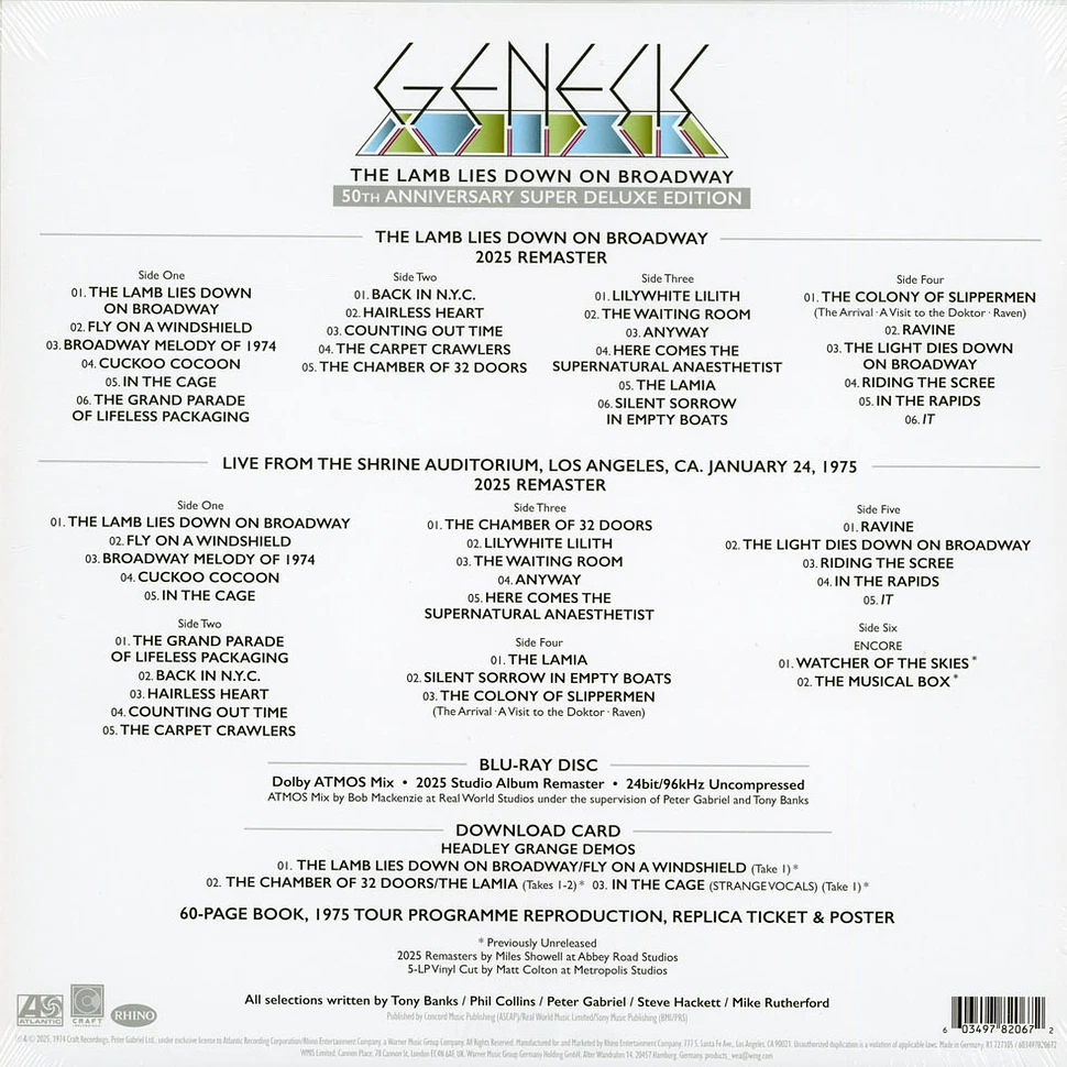 Genesis The Lamb Lies Down On Broadway Vinyl Box 1974 Reissue Hhv