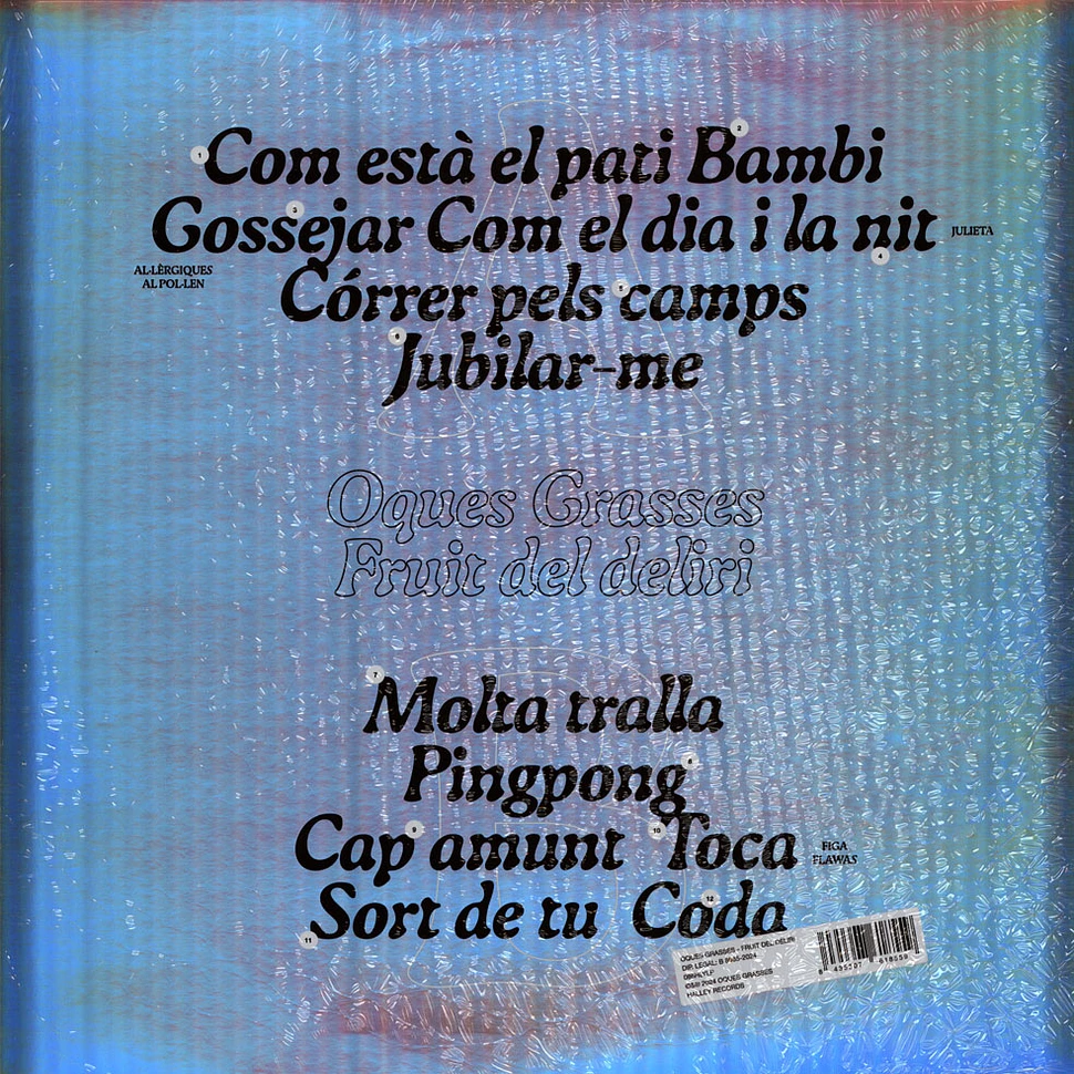 Oques Grasses - Fruit Del Deliri Transparent Vinyl Edition - Vinyl LP ...