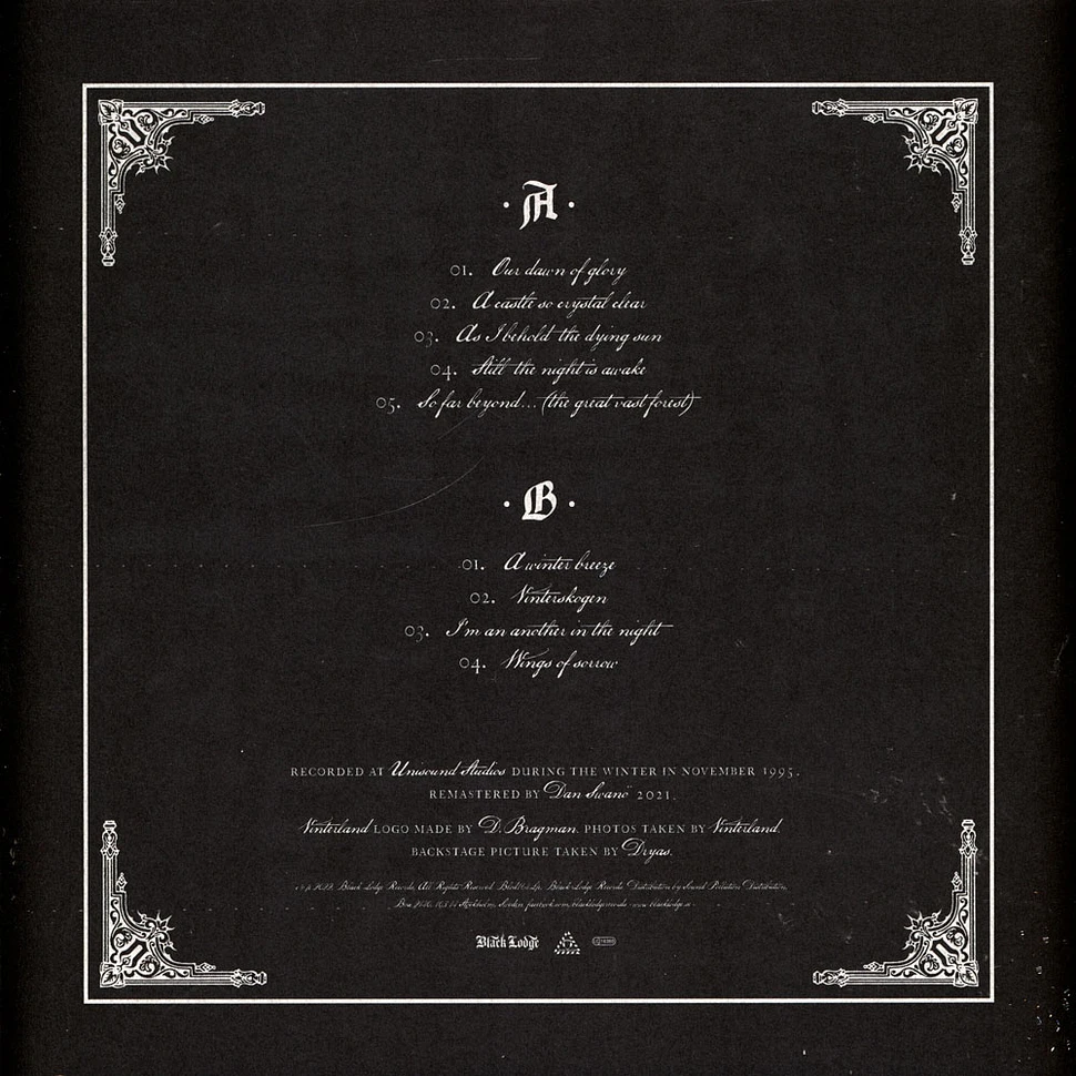 Vinterland - Welcome My Last Chapter - Vinyl LP - 1996 - UK - Reissue | HHV