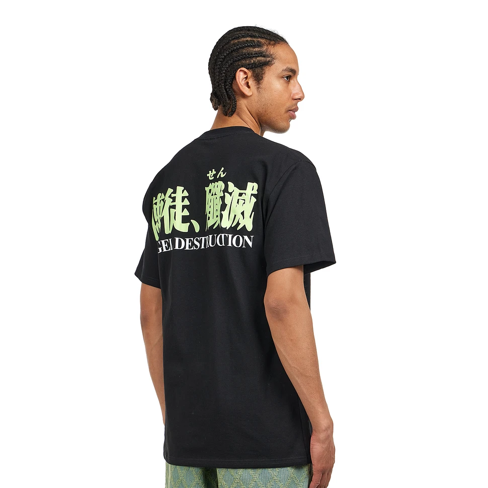 PLEASURES x Neon Genesis Evangelion - Eva 1 T-Shirt (Black) | HHV