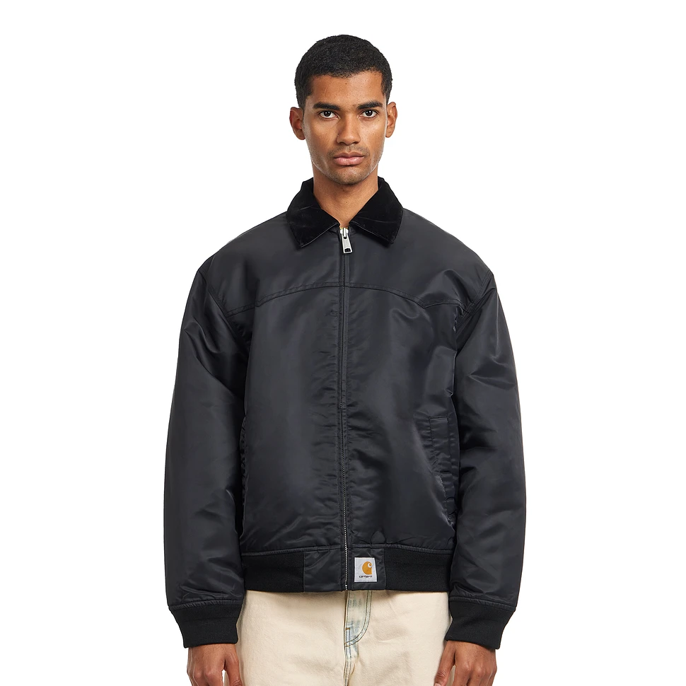 Carhartt WIP - Santa Fe Alumni Jacket (Black / Scarlet) | HHV