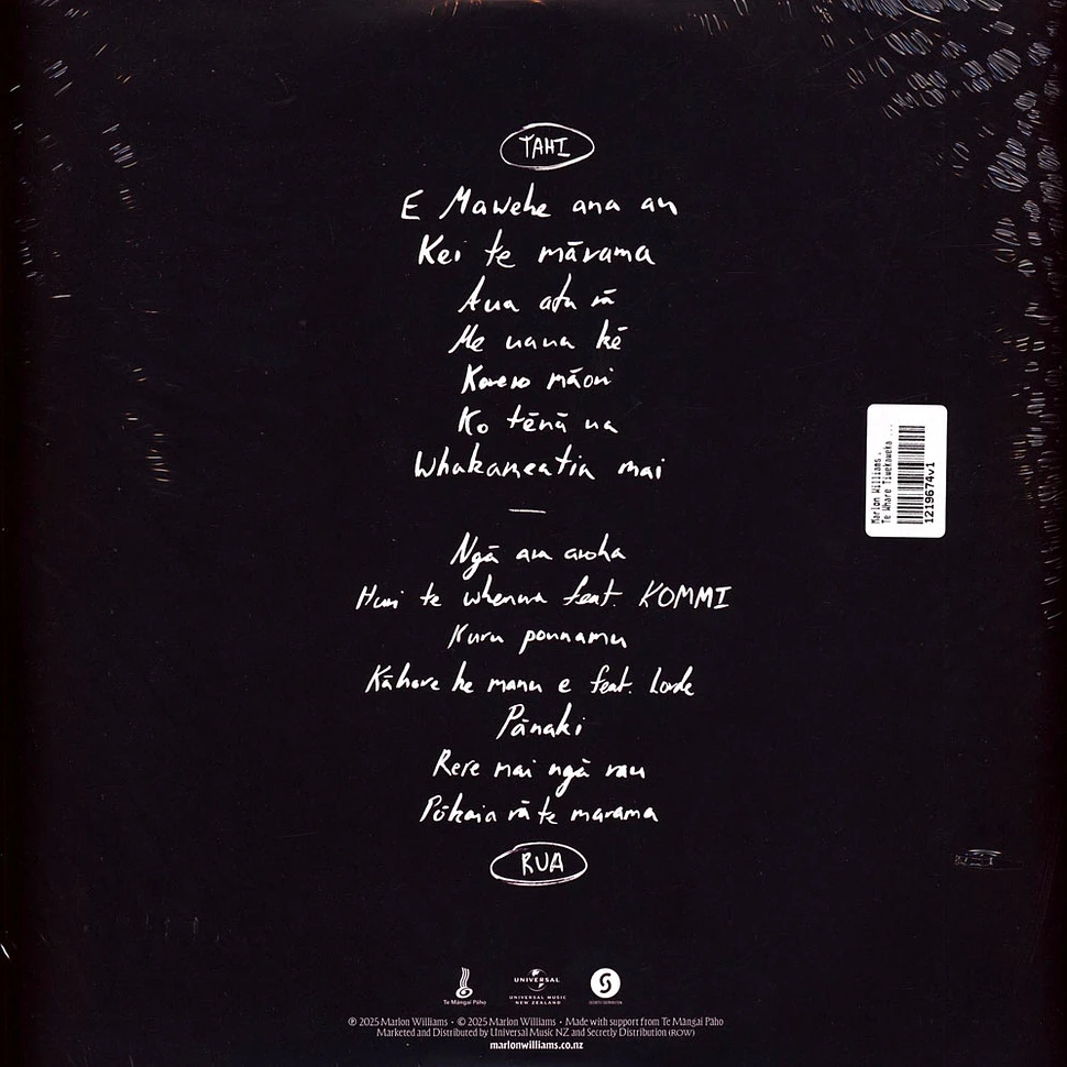 Marlon Williams - Te Whare Tiwekaweka White Vinyl Edition - Vinyl LP ...