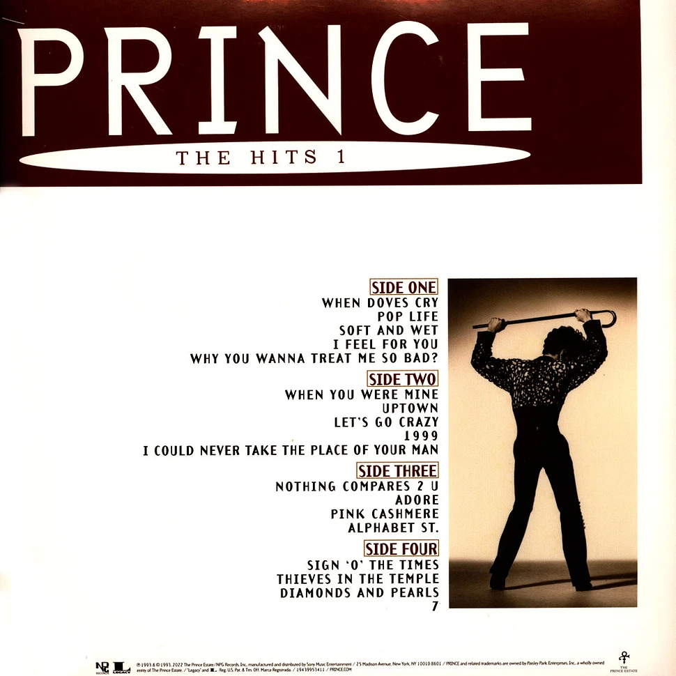 Prince - Hits 1 - Vinyl 2LP - 2022 - US - Original | HHV