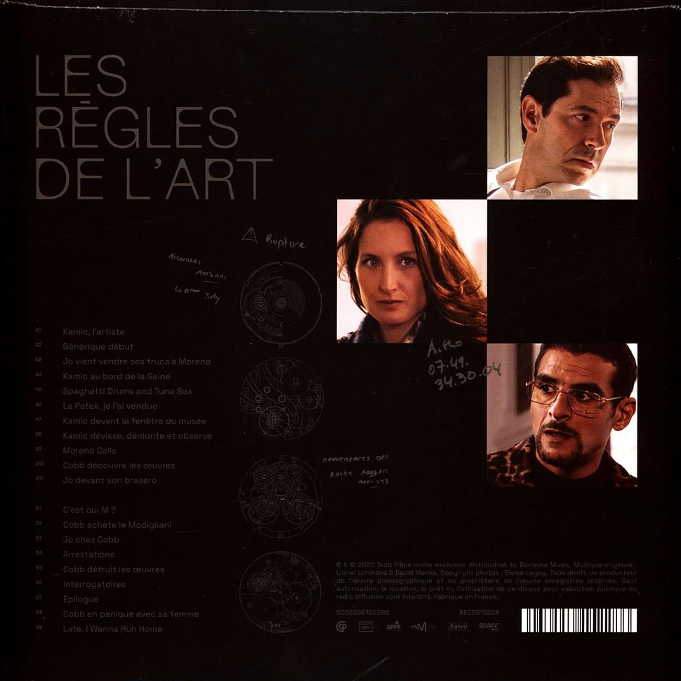The Liminanas & David Menke - Les Regles De L'Art Ost Record Store Day 2025 Vinyl Edition ...