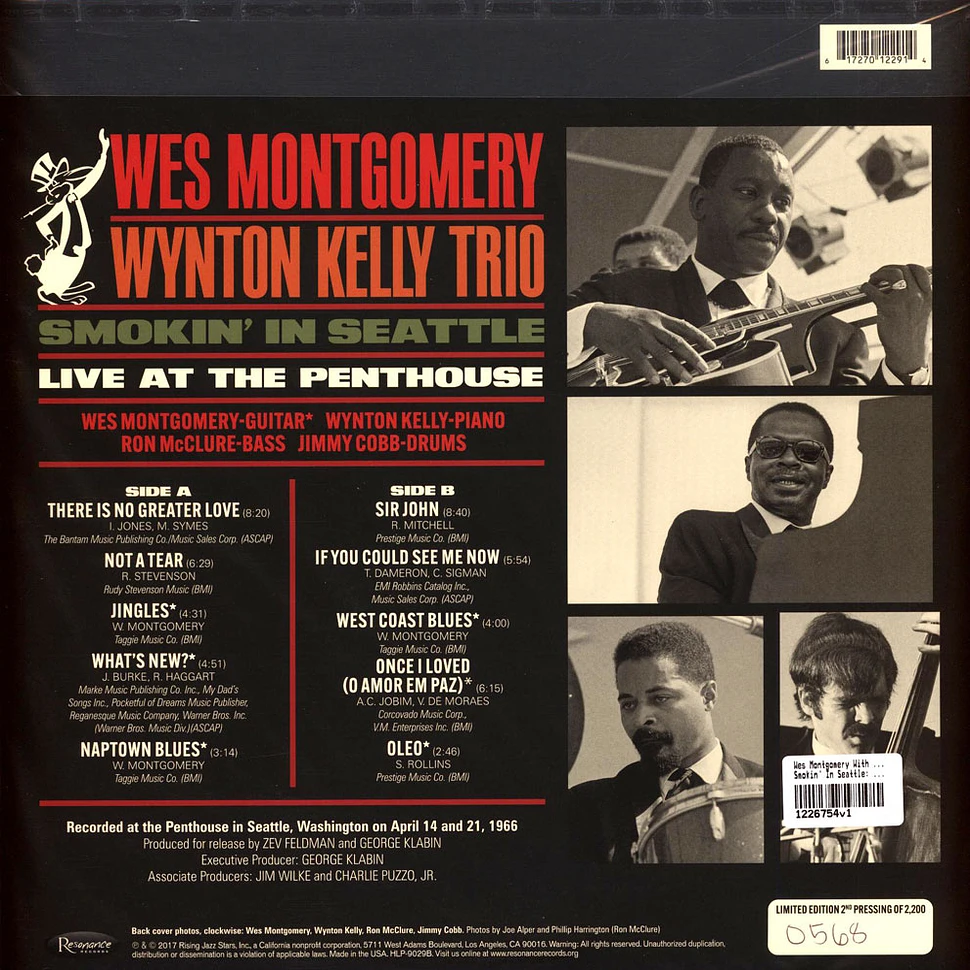 Wes Montgomery With Wynton Kelly Trio - Smokin' In Seattle: Live At The ...