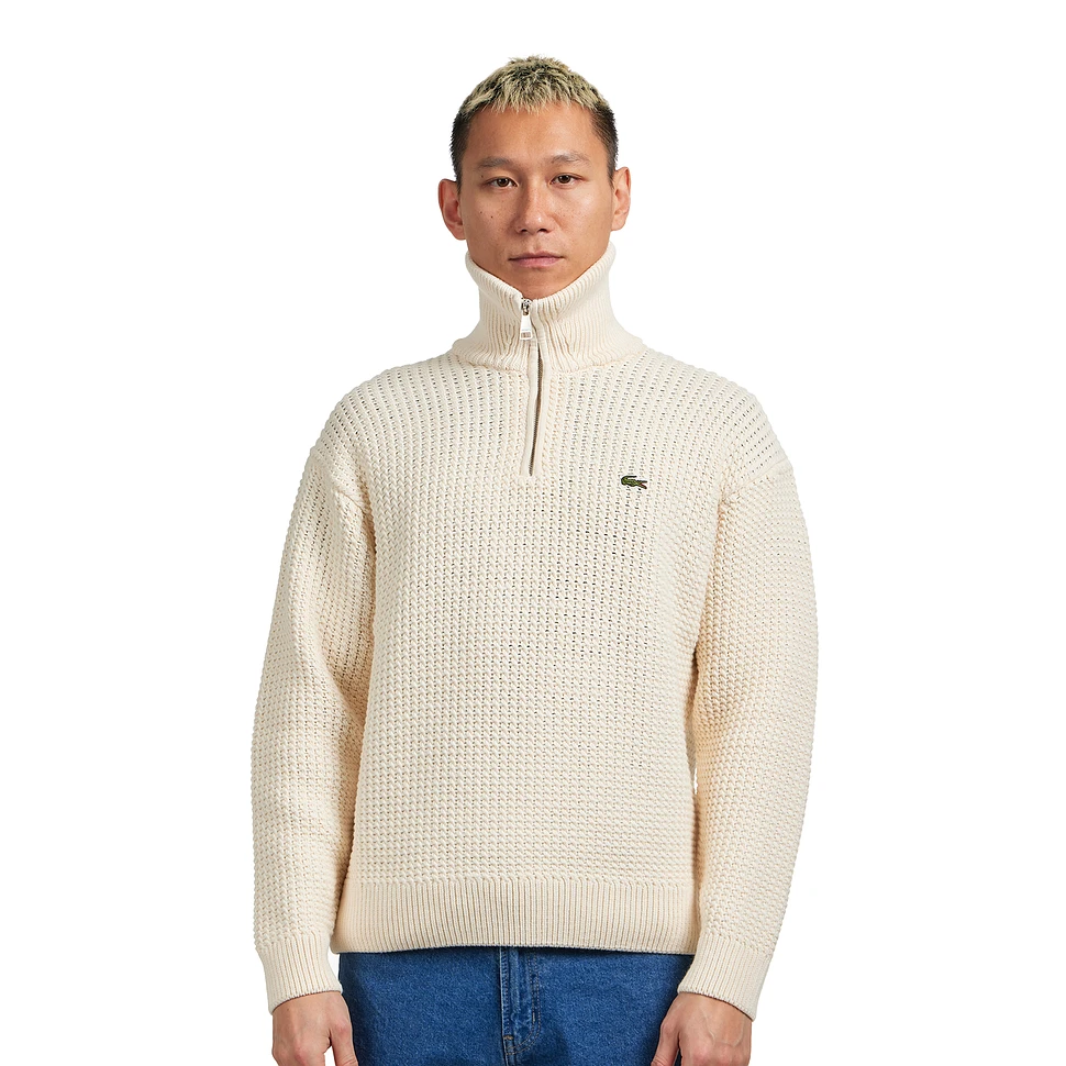 Lacoste - Half Zip High Neck Sweater (Lapland) | HHV