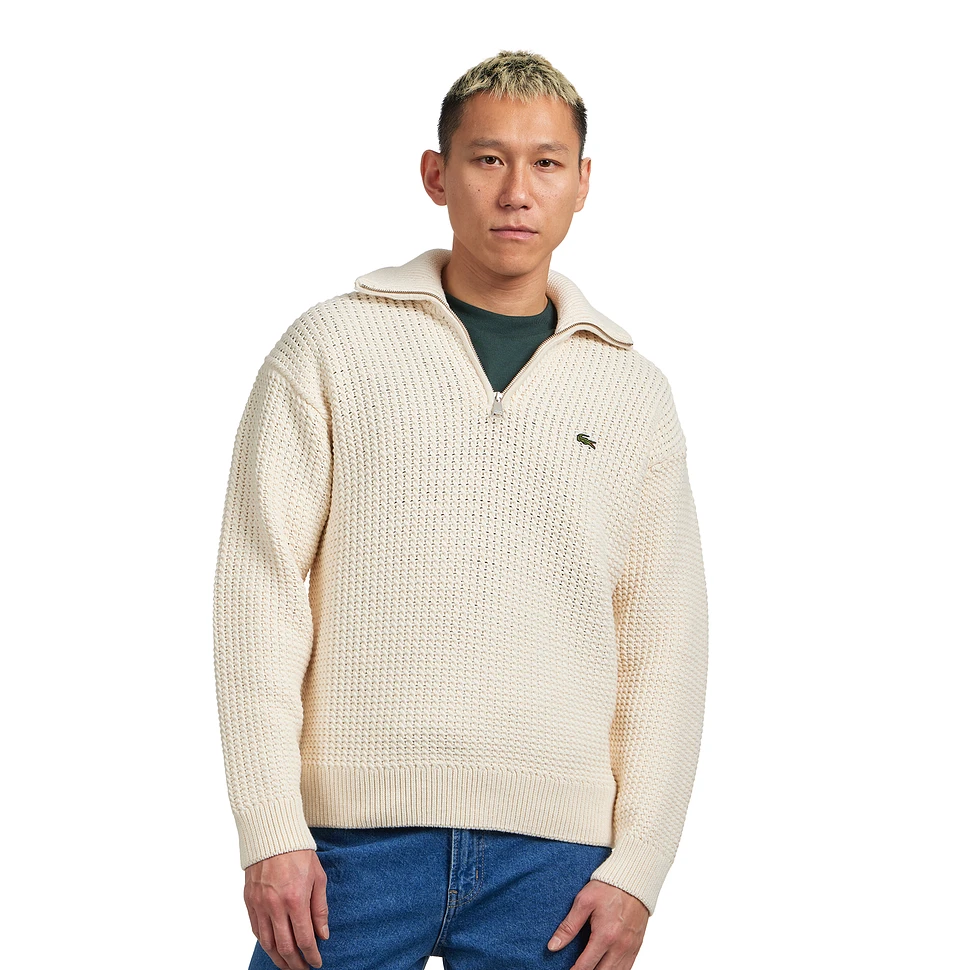 Lacoste - Half Zip High Neck Sweater (Lapland) | HHV