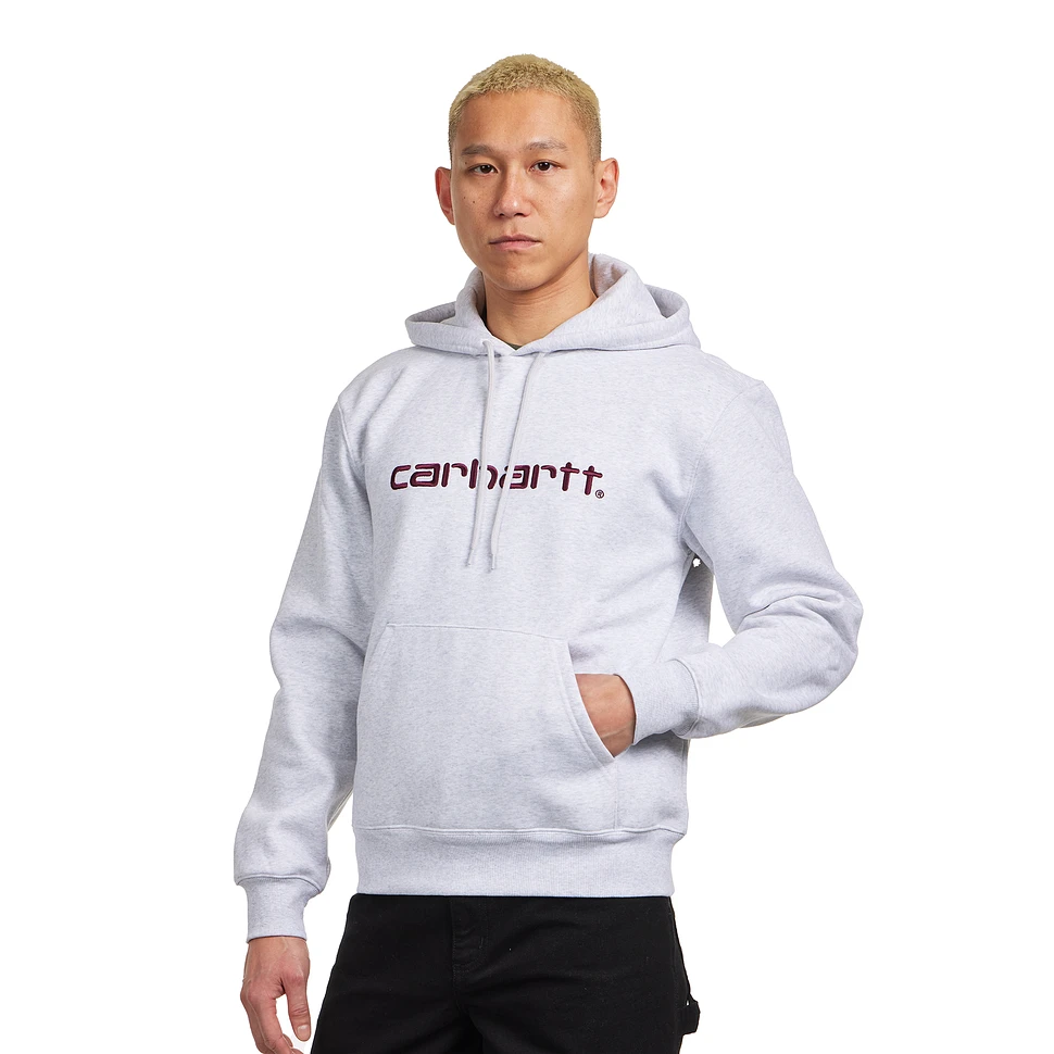 Carhartt WIP - Hooded Carhartt Sweat (Ash Heather / Rondo) | HHV