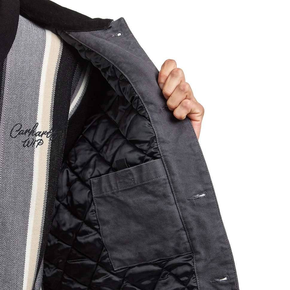 Carhartt WIP - OG Chore Coat "Dearborn" Canvas, 12 oz (Graphite / Black ...