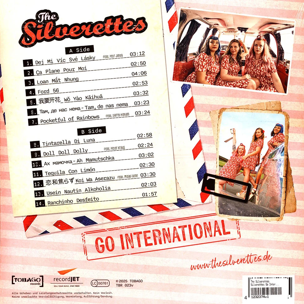 The Silverettes - Silverettes Go International - Vinyl LP - 2025 - EU ...