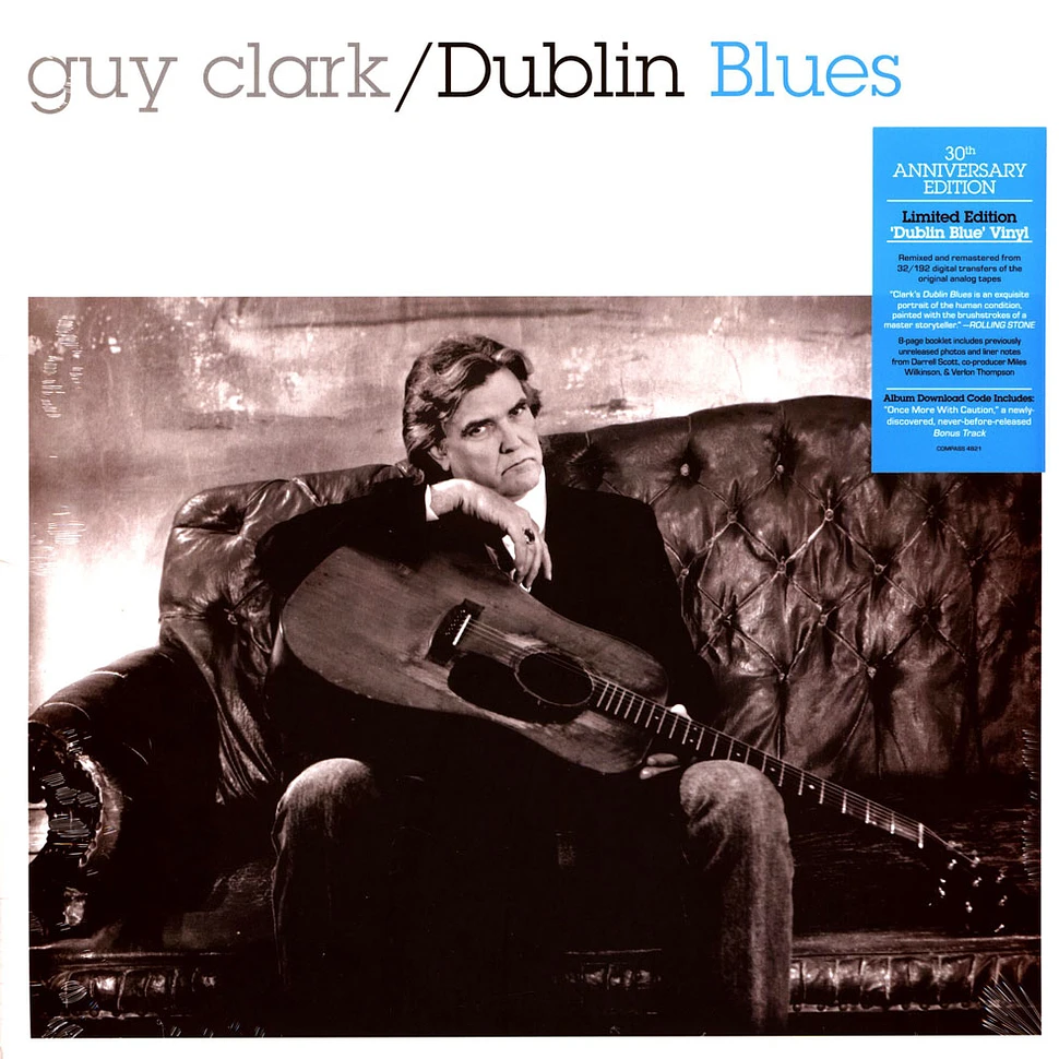 Guy Clark - Dublin Blues 30th Anniversary Deluxe Remastered Edition ...