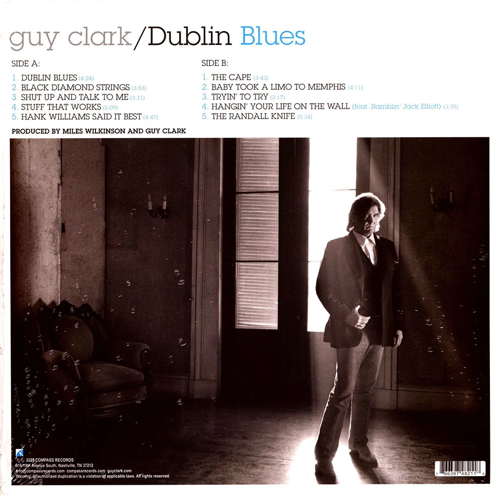 Guy Clark - Dublin Blues 30th Anniversary Deluxe Remastered Edition ...