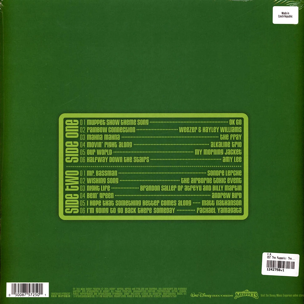 V.A. - OST The Muppets: The Green Album Green Vinyl Edition - Vinyl LP ...