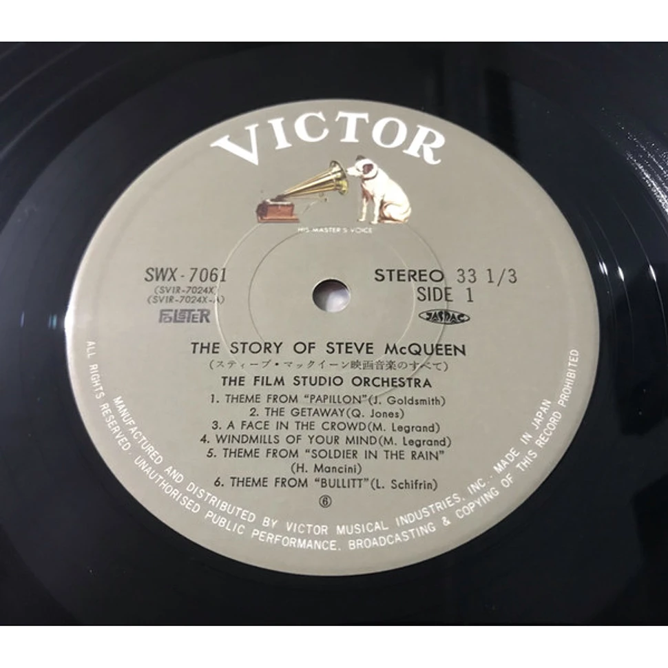 The Film Studio Orchestra - The Story Of Steve McQueen - Vinyl LP ...