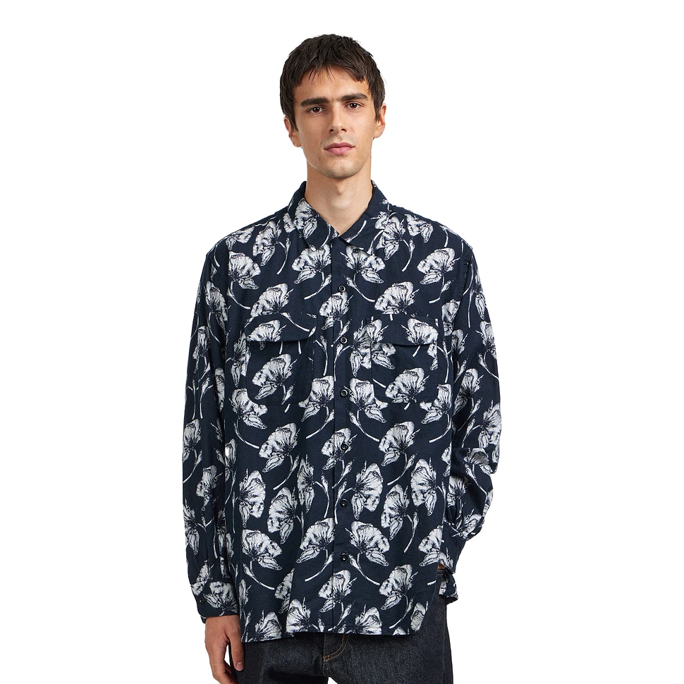 Engineered Garments - Classic Shirt (Black / White) | HHV