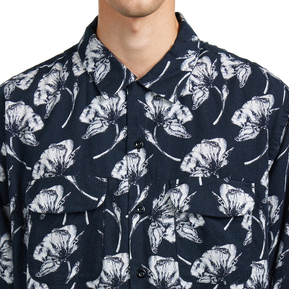 Engineered Garments - Classic Shirt (Black / White) | HHV