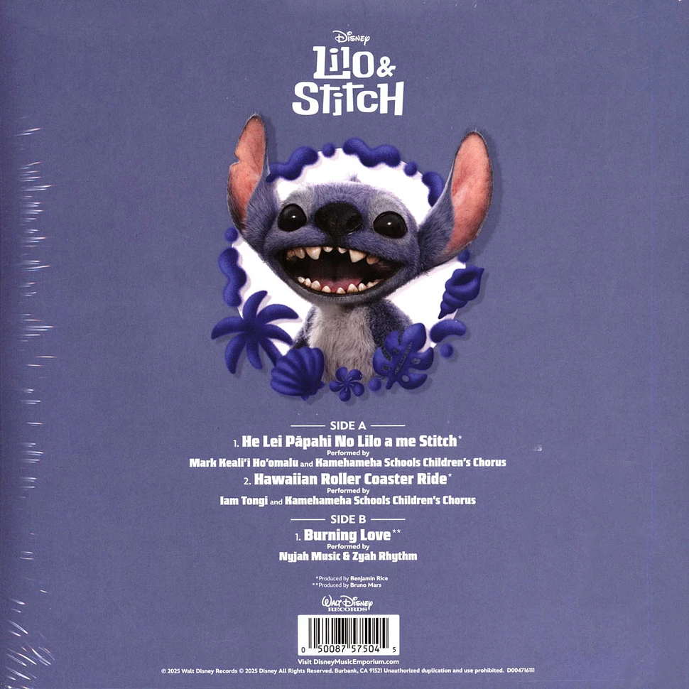 Lilo & Stitch - OST Lilo & Stitch Live-Action O.S.T. Picture Disc Vinyl ...