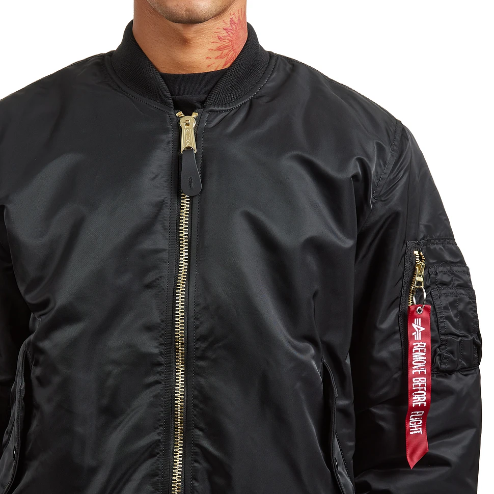 No Problemo x Alpha Industries - Alpha Industries No War MA-1 Jacket (Black) | HHV