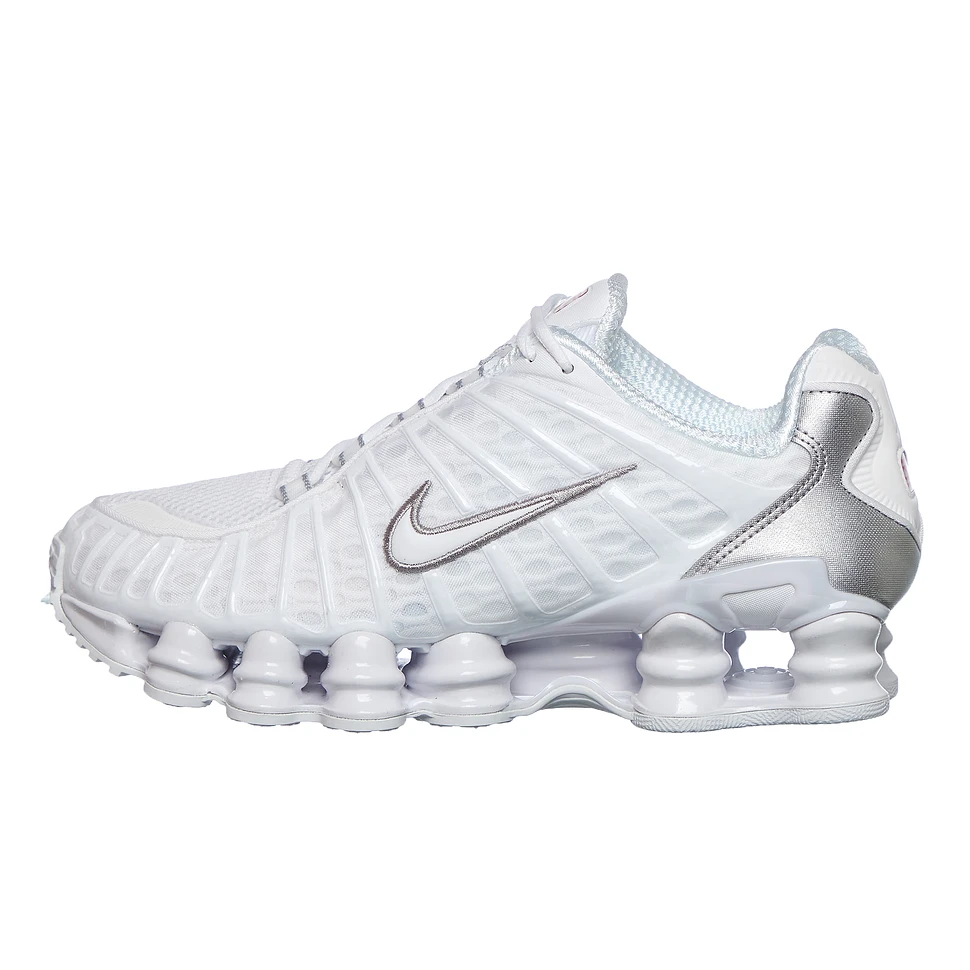 Nike - Shox TL (White / White / Metallic Silver / Max Orange) | HHV