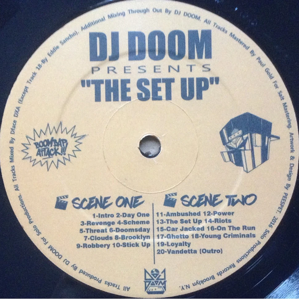 DJ Doom - The Set Up - Vinyl LP - 2016 - US - Original | HHV