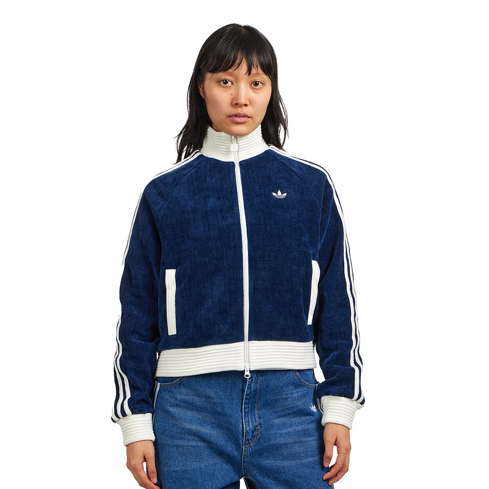 adidas - Velour Knit Track Top (Night Indigo) | HHV