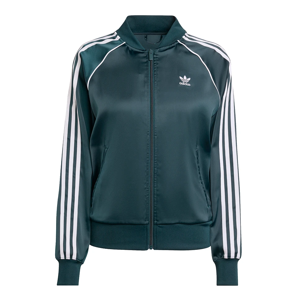 adidas - SST Adicolor Satin Track Top (Aurora Ivy / Black) | HHV