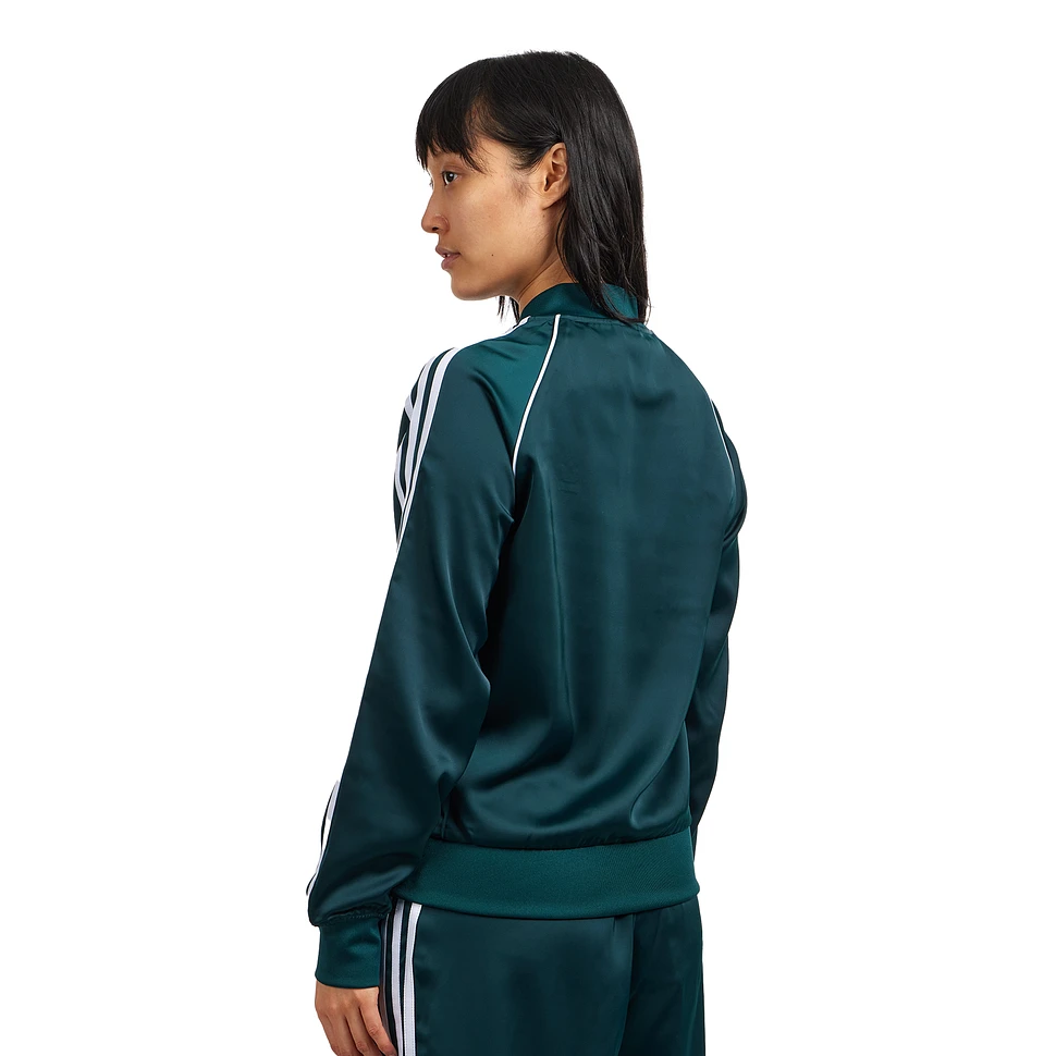 adidas - SST Adicolor Satin Track Top (Aurora Ivy / Black) | HHV