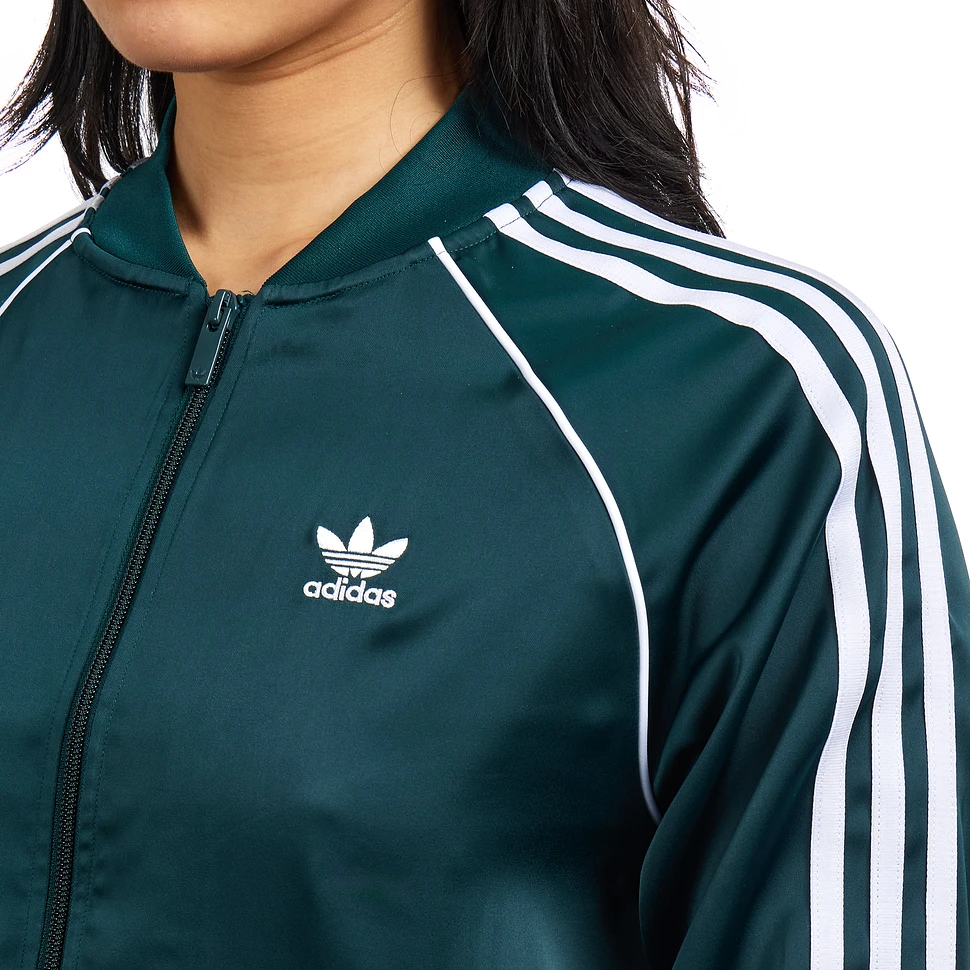 adidas - SST Adicolor Satin Track Top (Aurora Ivy / Black) | HHV