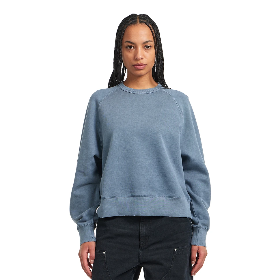 Carhartt WIP - W' Torion Sweat (Office Blue Grind Wash) | HHV