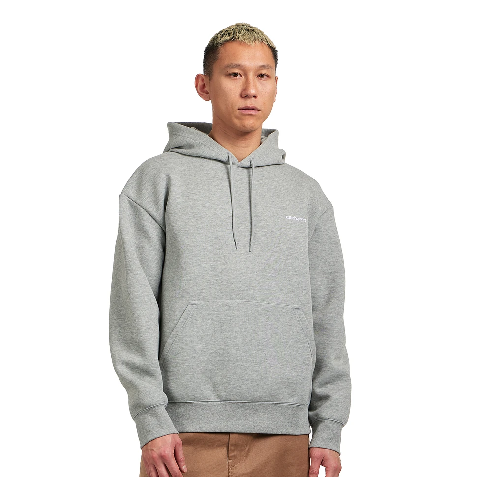 Carhartt WIP - Hooded Alda Sweat (Grey Heather / White) | HHV