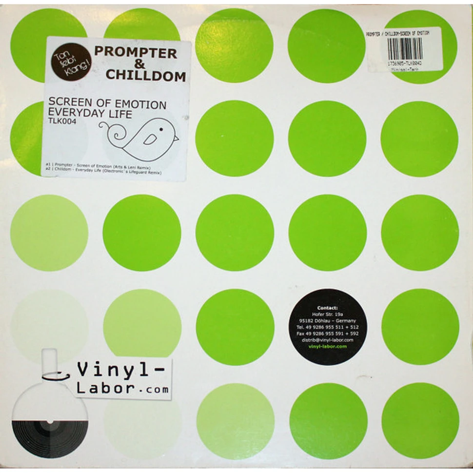Arts & Leni / Prompter & Chilldom - Super Tony EP / Screen Of Emotion ...