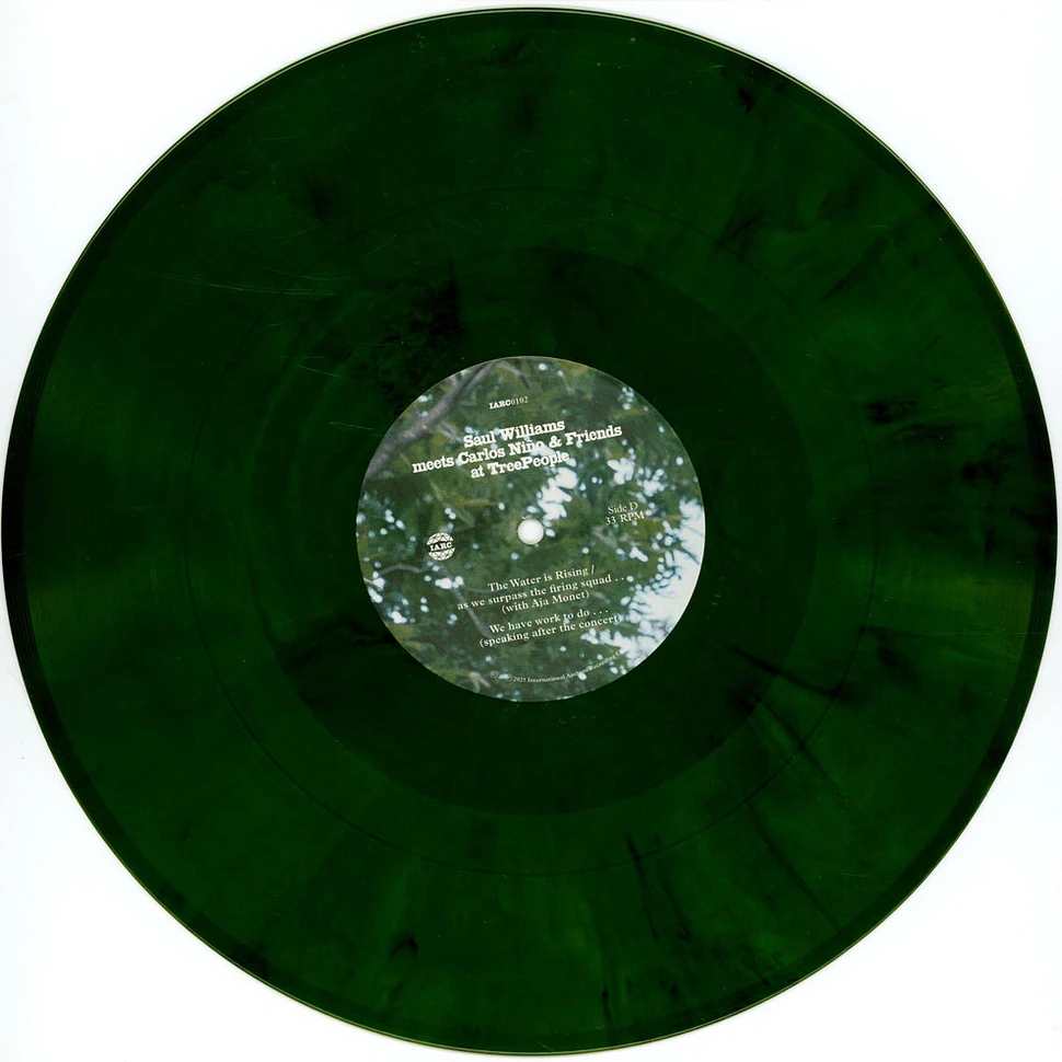 Saul Williams / Carlos Nino & Friends - At Treepeople Green Splattered ...