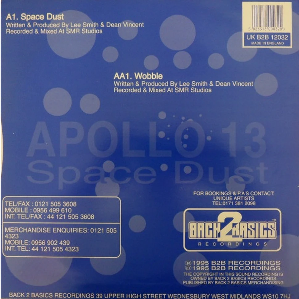Apollo 13 - Space Dust / Wobble - Vinyl 12" - 1995 - UK - Original | HHV