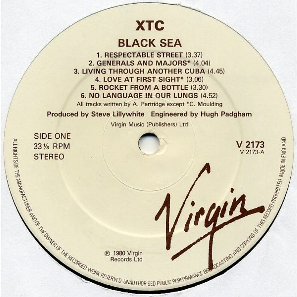 XTC - Black Sea - Vinyl LP - 1980 - UK - Original | HHV