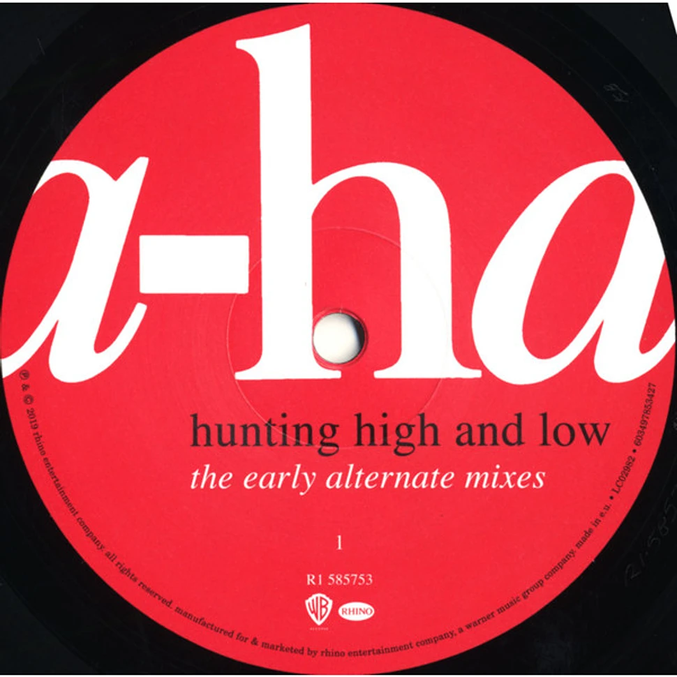 a-ha - Hunting High And Low (The Early Alternate Mixes) - Vinyl LP ...