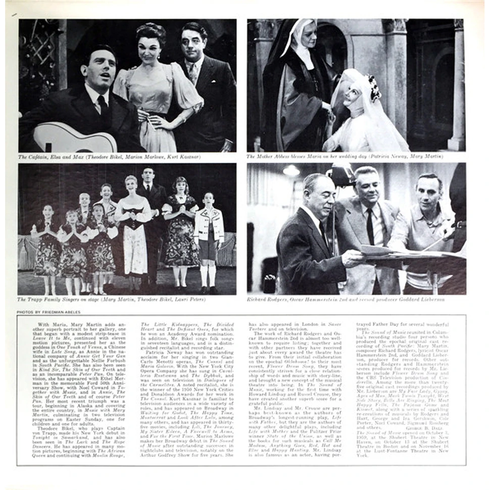 Leland Hayward, Richard Halliday, Richard Rodgers, Oscar Hammerstein II ...