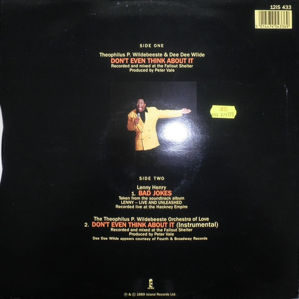 Theophilus P. Wildebeeste & Dee Dee Wilde - Don't Even Think About It ...