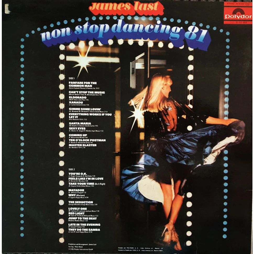 James Last - Non Stop Dancing '81 - Vinyl LP - 1981 - ES - Original | HHV