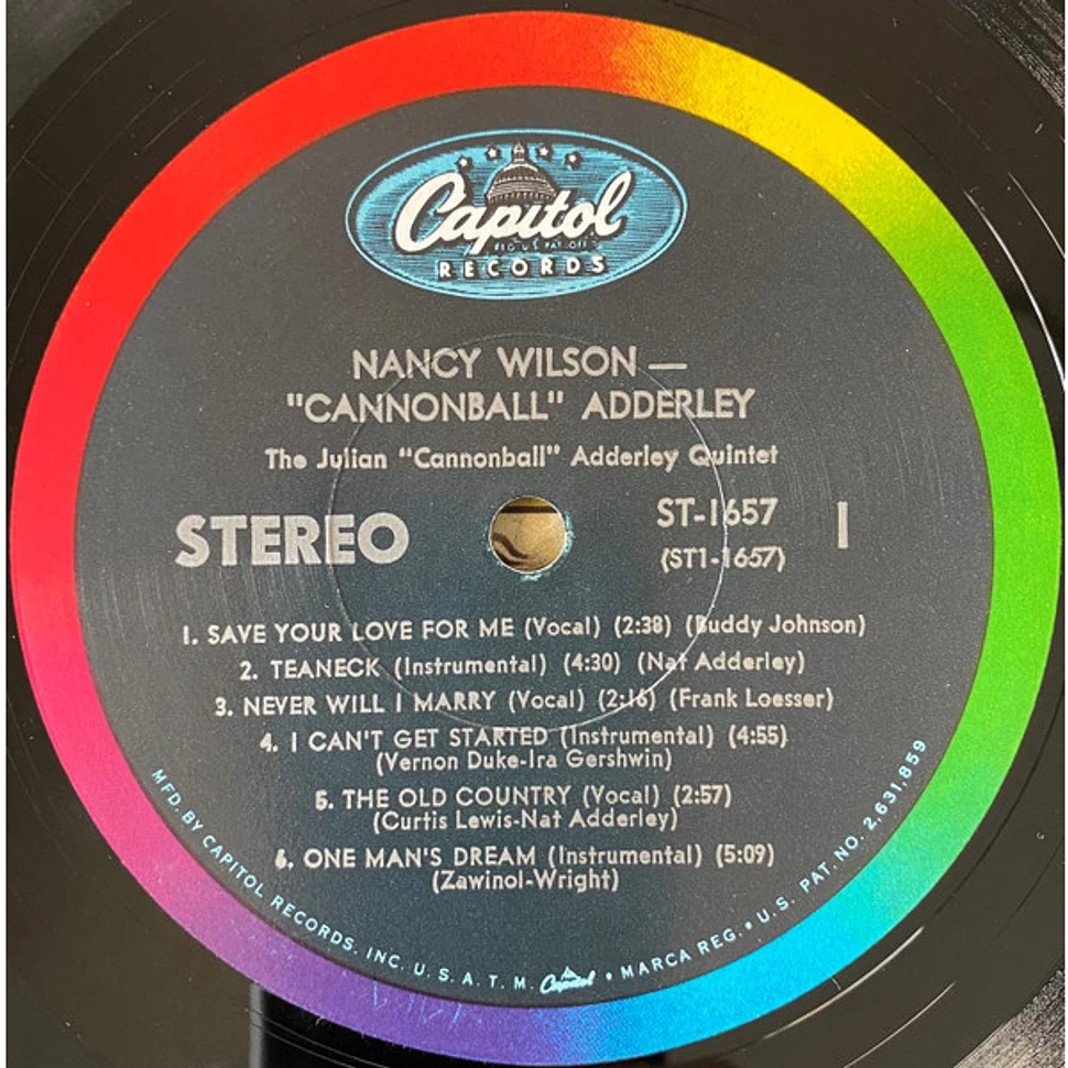 Nancy Wilson / Cannonball Adderley - Nancy Wilson / Cannonball Adderley ...